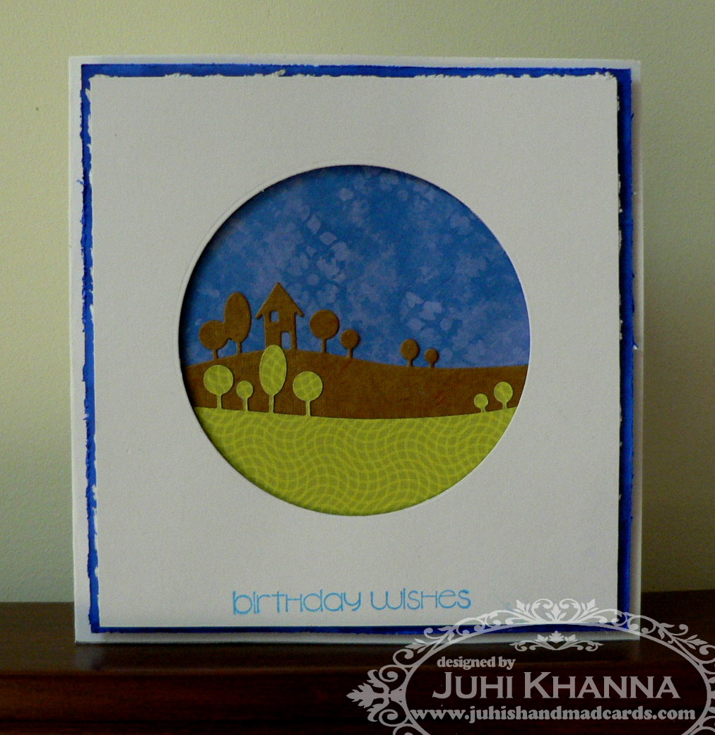 Juhi's Handmade Cards: Modern Landscape