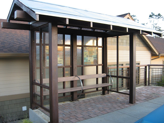 HEAVY METAL WORKS: Metal Bus Stop Shelter - Island Tranist - Coupville
