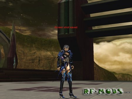 Blue Armor Glow Cora [ 55 ] + Jetpack | Rising Force Online