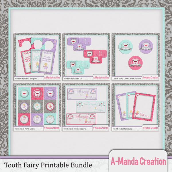 A-Manda Creation: Tooth Fairy Printables, projects, tooth receipts ...