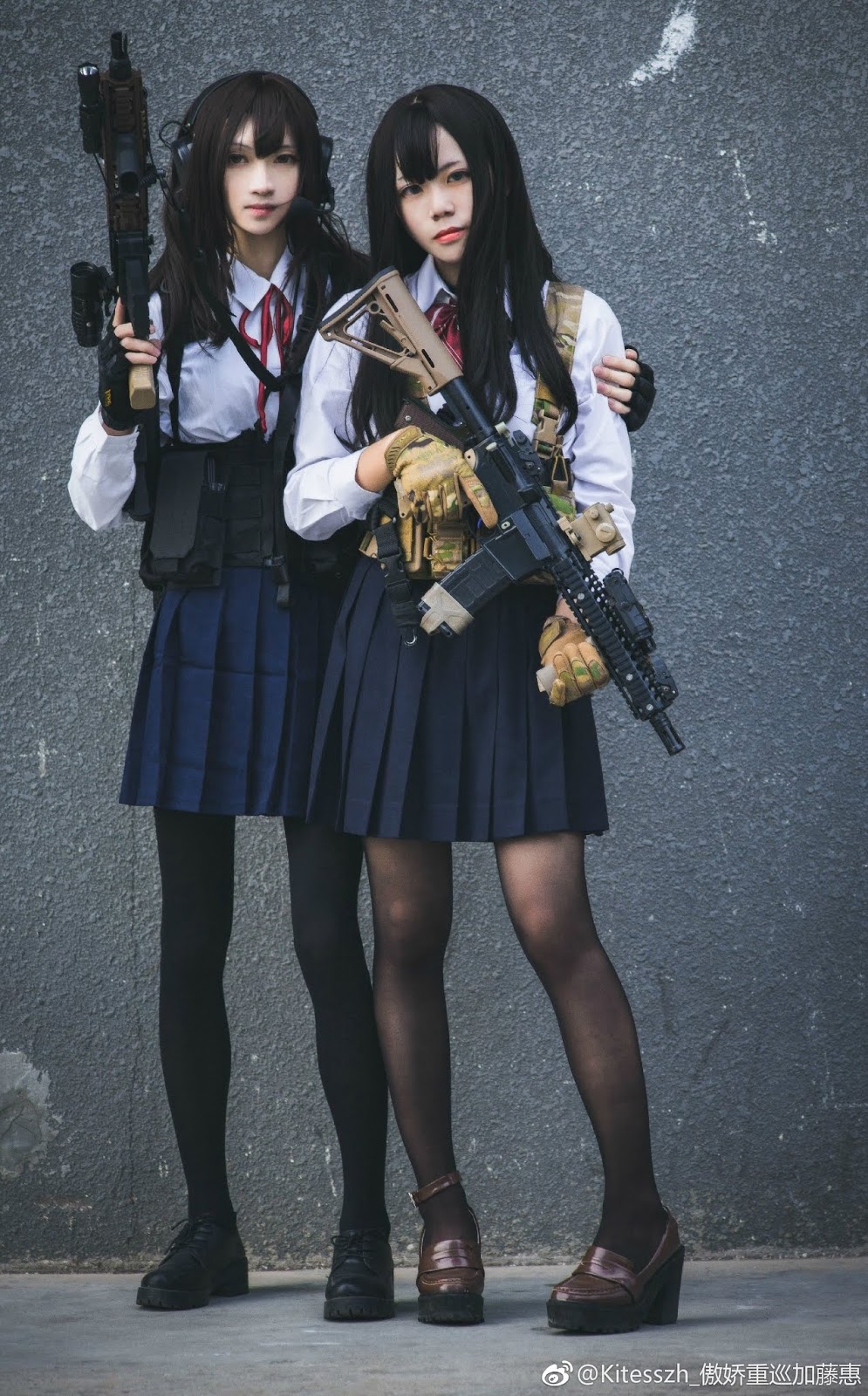 Amazing WTF Facts: Cute Asian Girls With Guns - Japanese Cosplay Armed ...