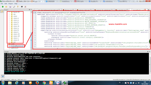 Cara lihat Source Code aplikasi Android - RIVALTI POST