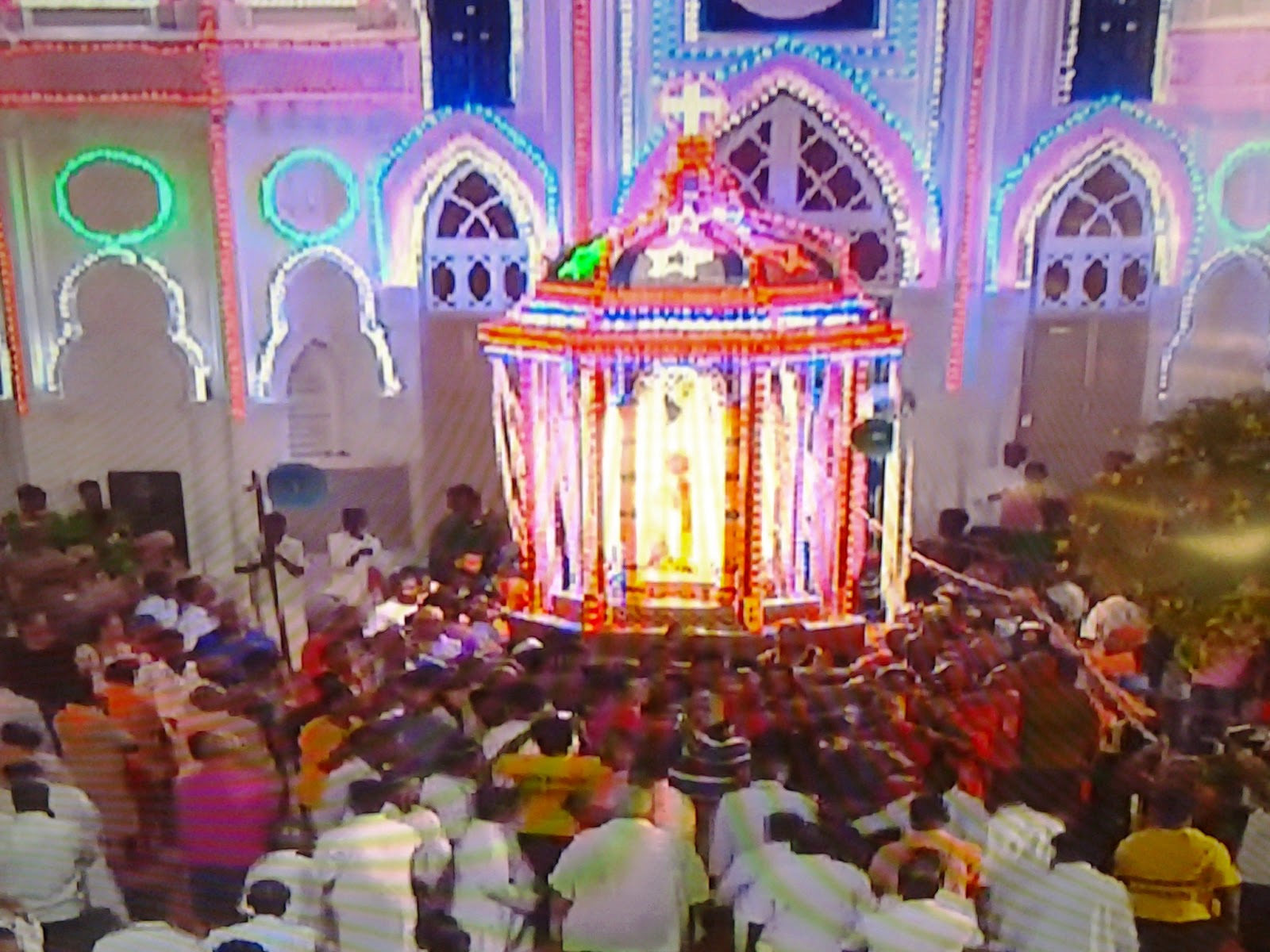 Velankanni Festival 2014, Day 4: Car Procession