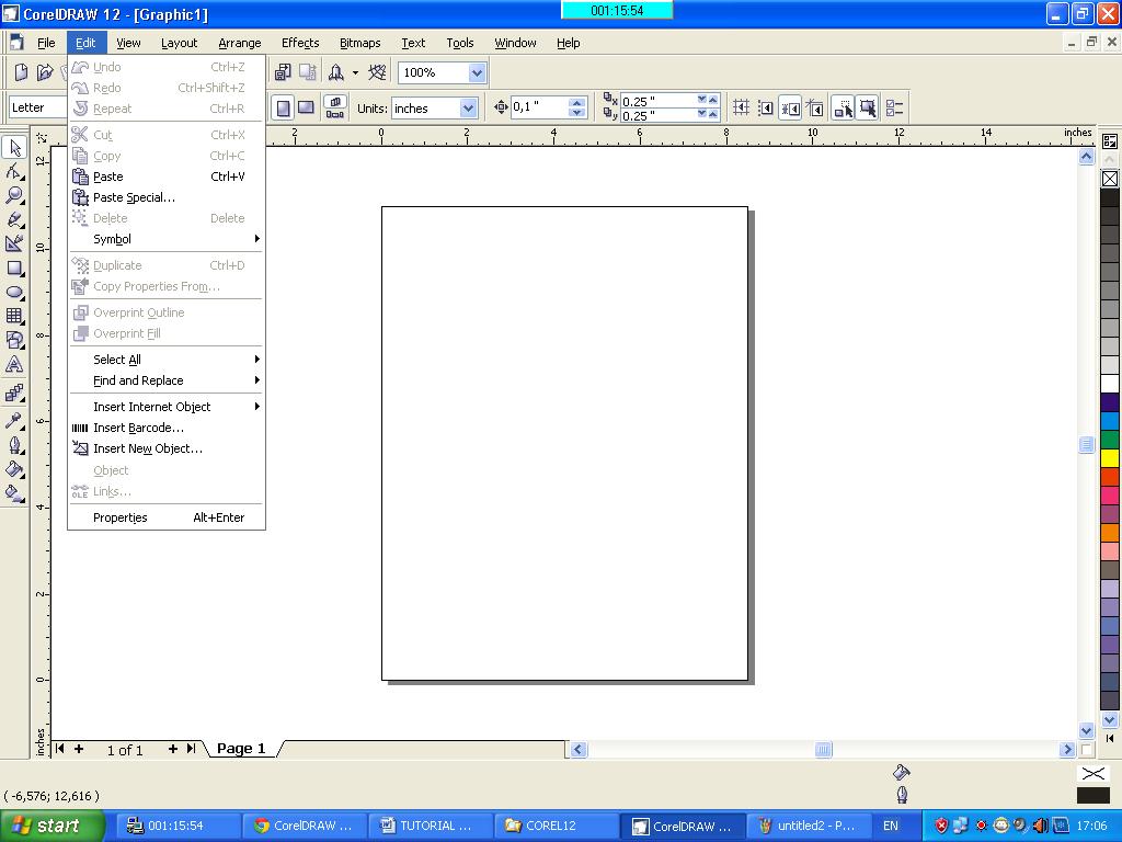 Rosi Siti Rosidah: mengenal menu bar pada corel draw 12