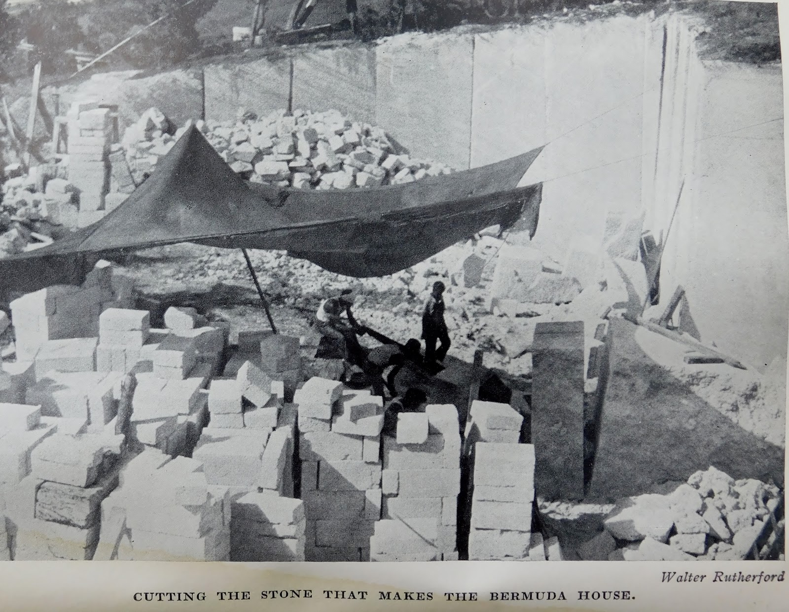 Corfu Blues and Global Views: Bermuda Stone, Two Old Photos, Cutting ...