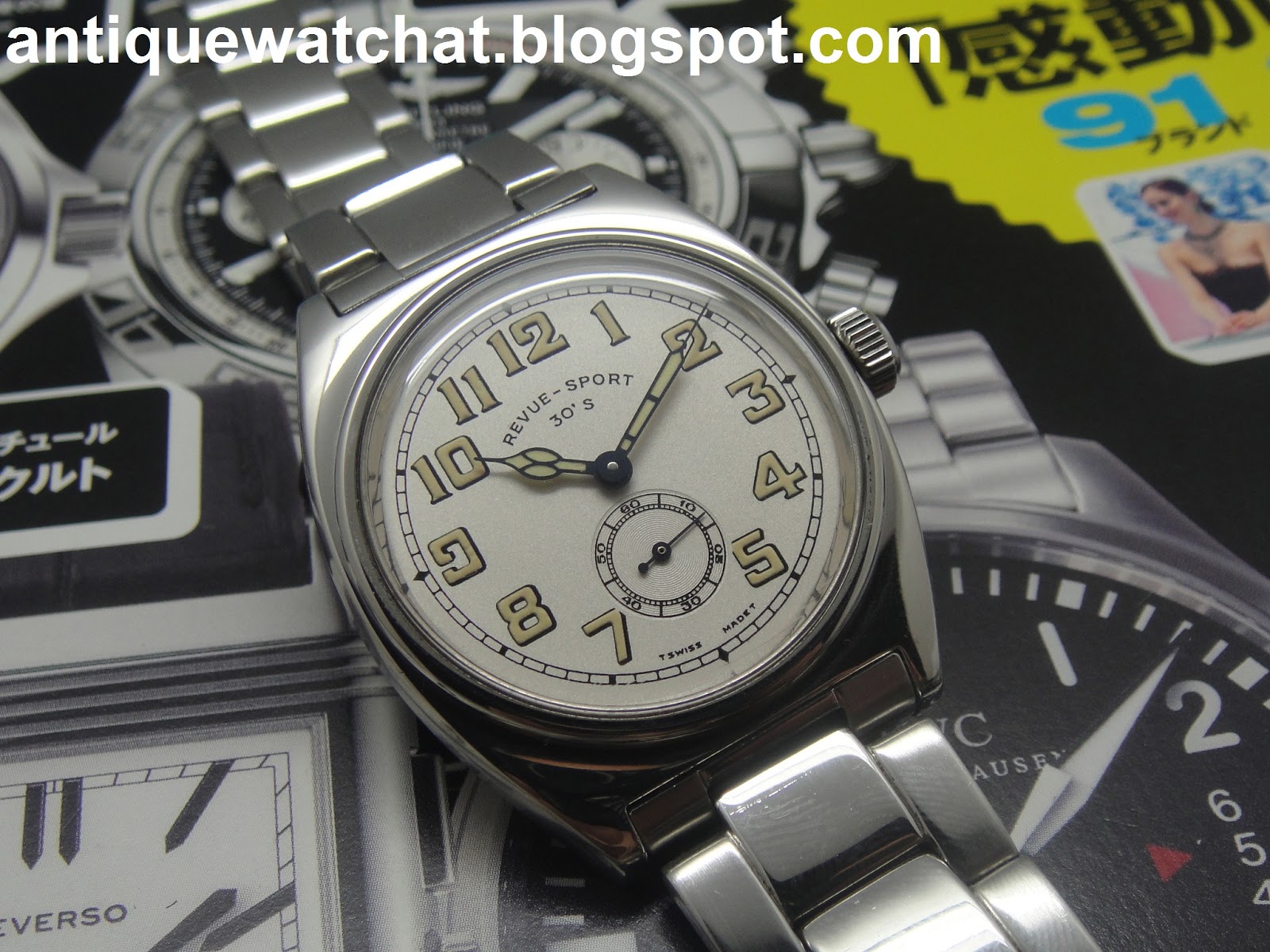 Antique Watch Bar: REVUE THOMMEN REVUE-SPORT 30's LIMITED EDITION ...