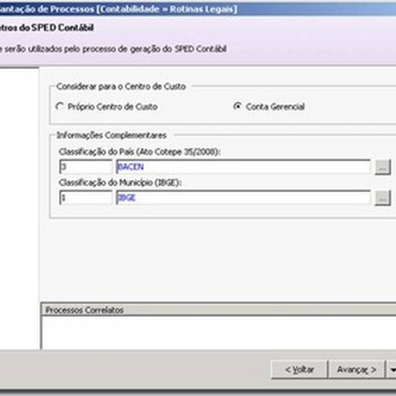 Gerar arquivo do SPED Contábil - Consultec - Tecnologia e Serviços