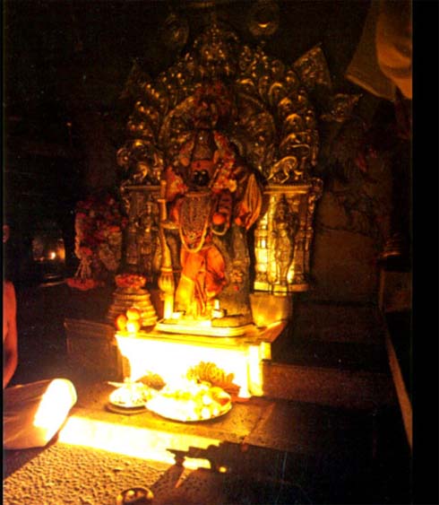 Sun Rays Directly Falls on the Murti (Idol) of Goddess Mahalakshmi in ...