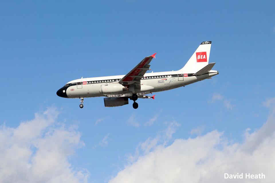 FOCUS TRANSPORT: British Airways Unveils Heritage BEA Livery on Airbus 319