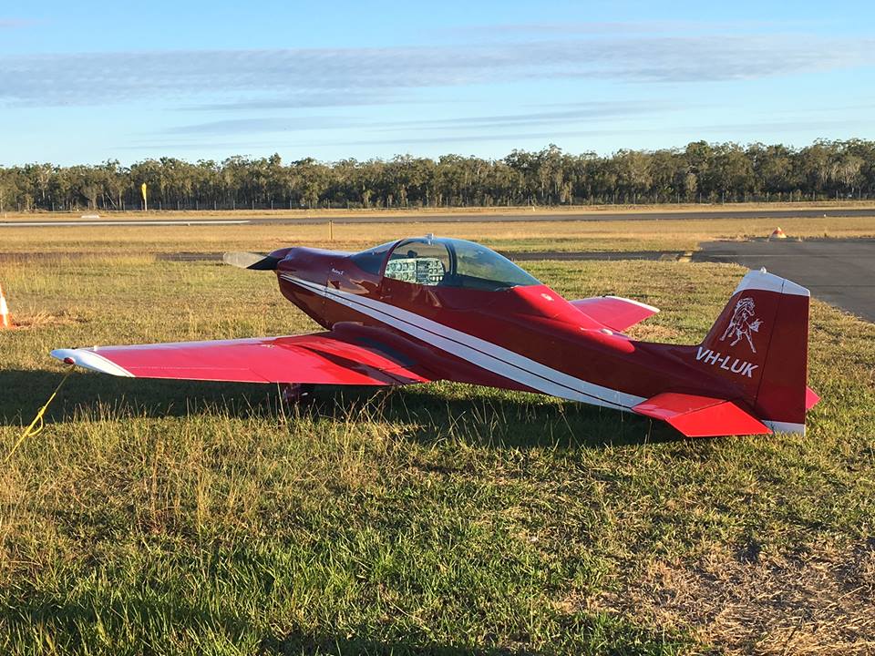 Central Queensland Plane Spotting: Bushby Mini Mustang II VH-LUK Parked ...