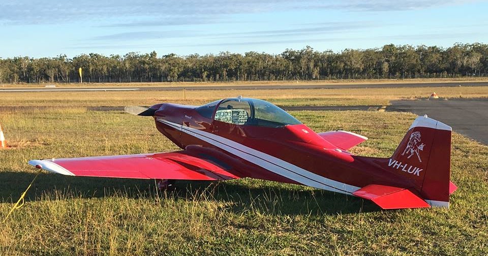 Central Queensland Plane Spotting: Bushby Mini Mustang II VH-LUK Parked ...