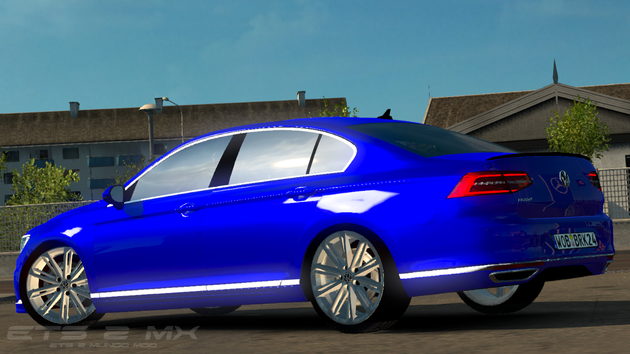 (Auto ETS 2) Volkswagen Passat Rline 2015 - ETS 2 Mundo Mod