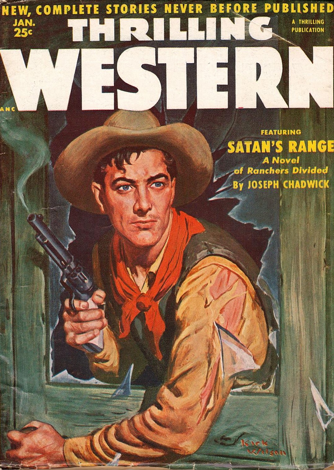Rough Edges: Saturday Morning Western Pulp: Thrilling Western, January 1953