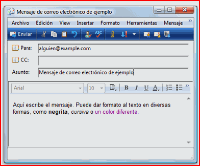 correo electronico: pasos para mandar un mensaje