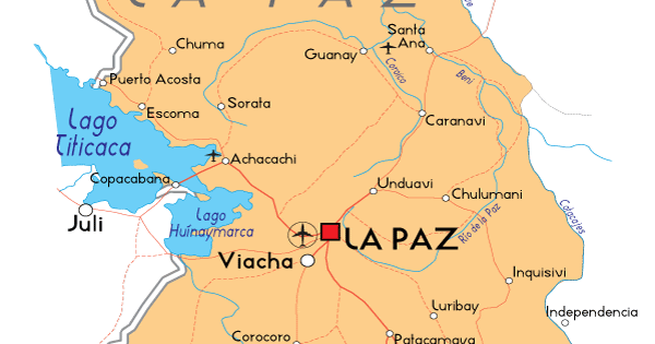Map of La Paz City Area | Map of Mexico Regional Political Geography ...