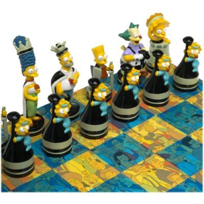 Unusual Simpson Chess Board ~ Barbie Craze