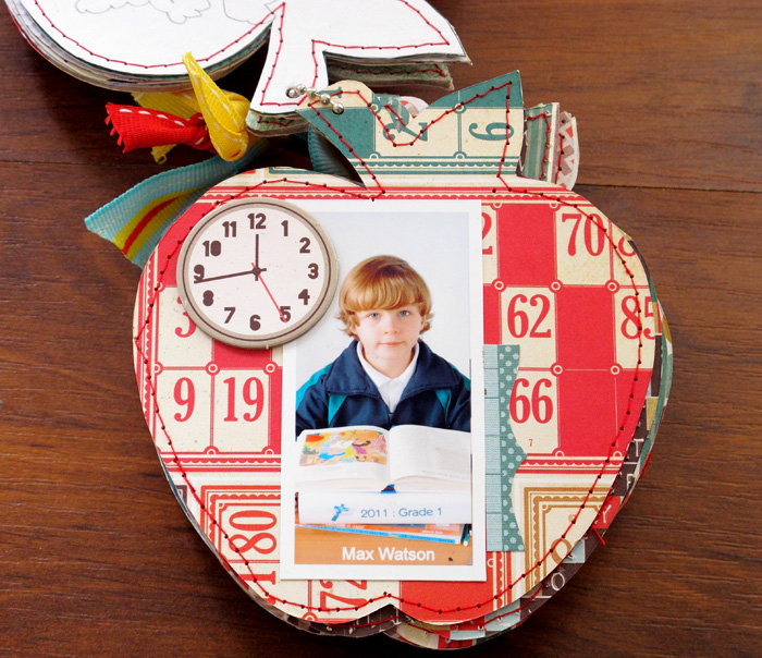 kim watson ★ design ★ papercraft: Teachers gift + Apple mini book