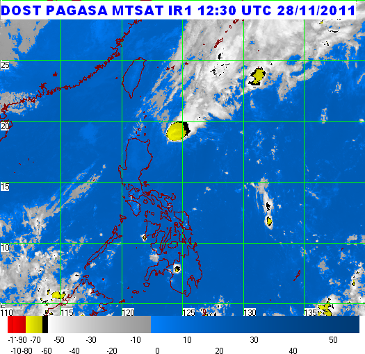 Weather Forecast Philippines Today - 11.28.11 PM