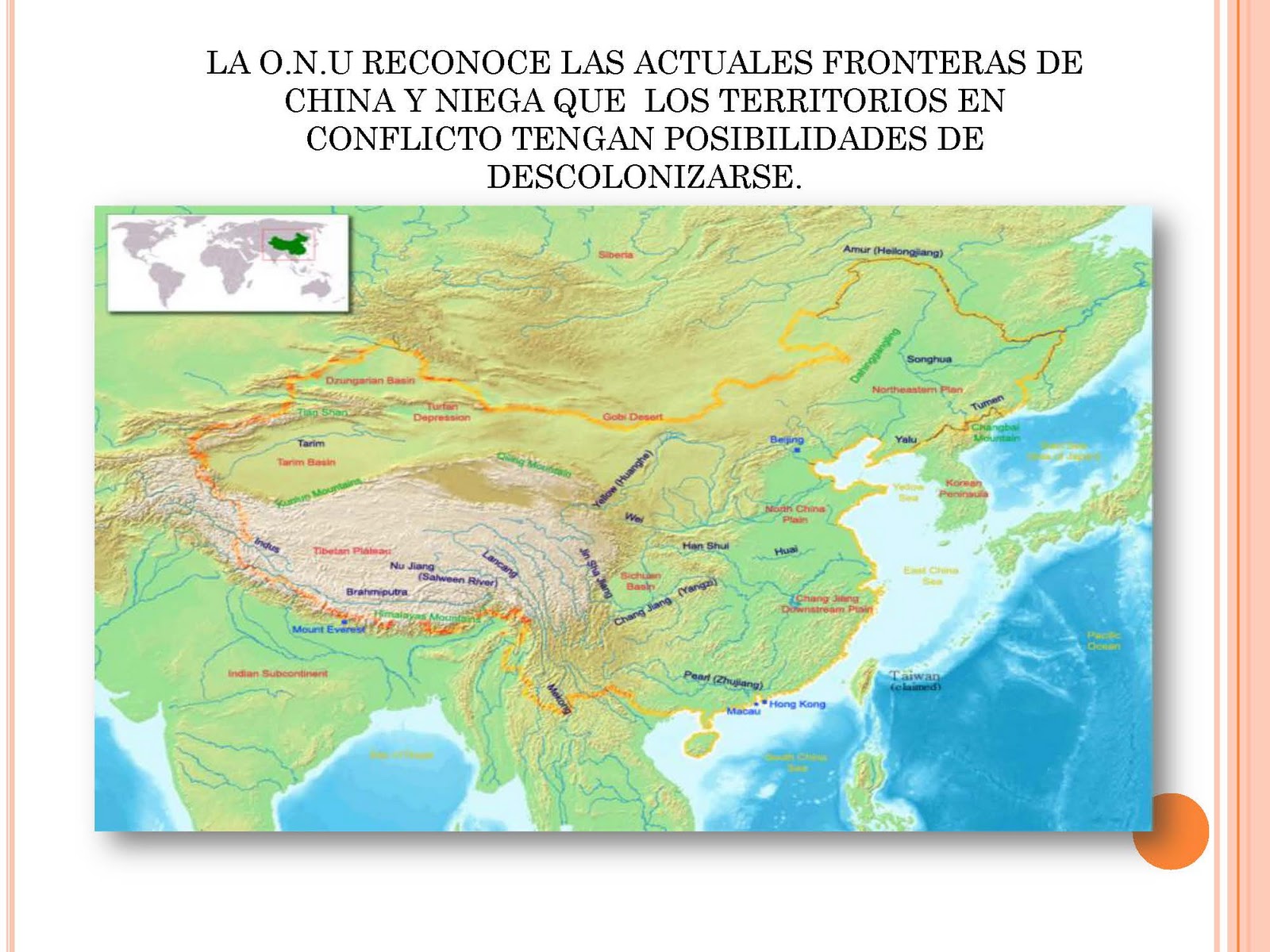 GEOPERSPECTIVAS - GEOGRAFÍA Y EDUCACIÓN: CHINA. CONFLICTOS QUE PERSISTEN
