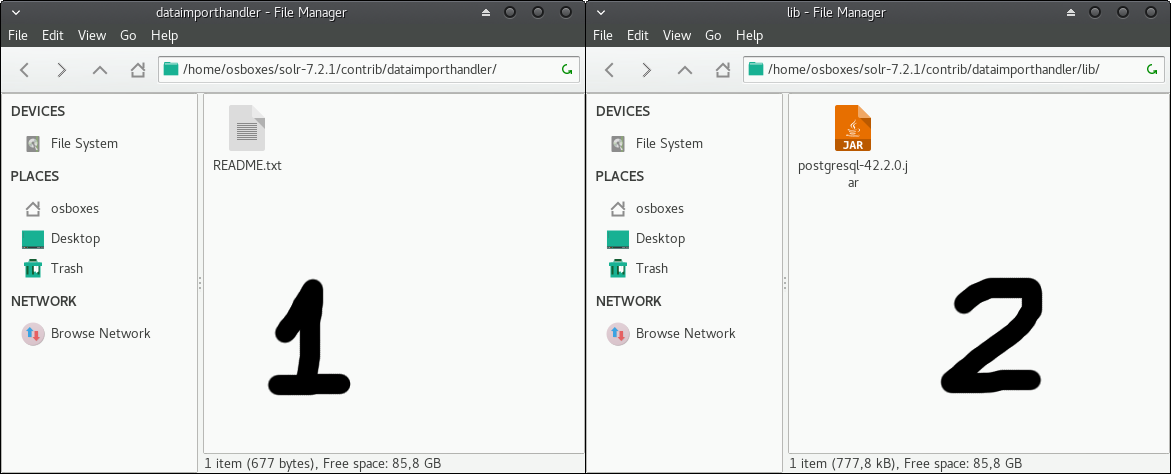 Solr 7 beginner tutorial: dataimport from PostgreSQL database