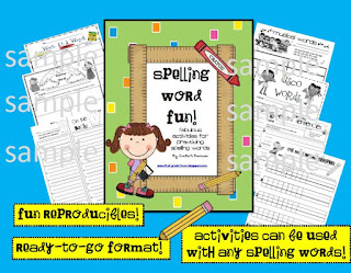 First Grade Fever! by Christie: SPELLING WORD FUN! and more Classroom ...