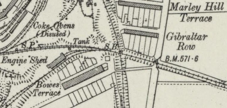 Tanfield Railway Blog: Houses at Marley Hill