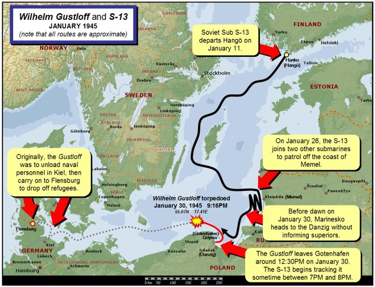 World War II in Pictures: Sinking of the Wilhelm Gustloff