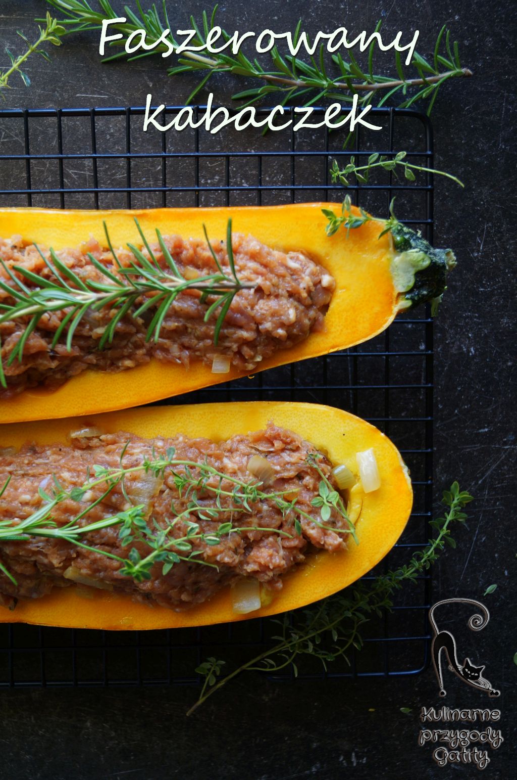 Kabaczek faszerowany mięsem