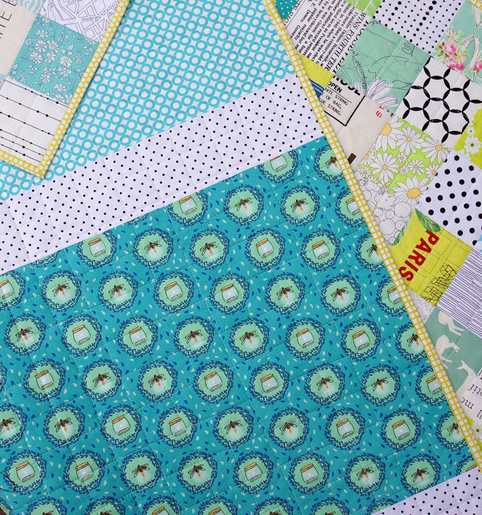 Red Pepper Quilts: A Minty Green Patchwork Quilt