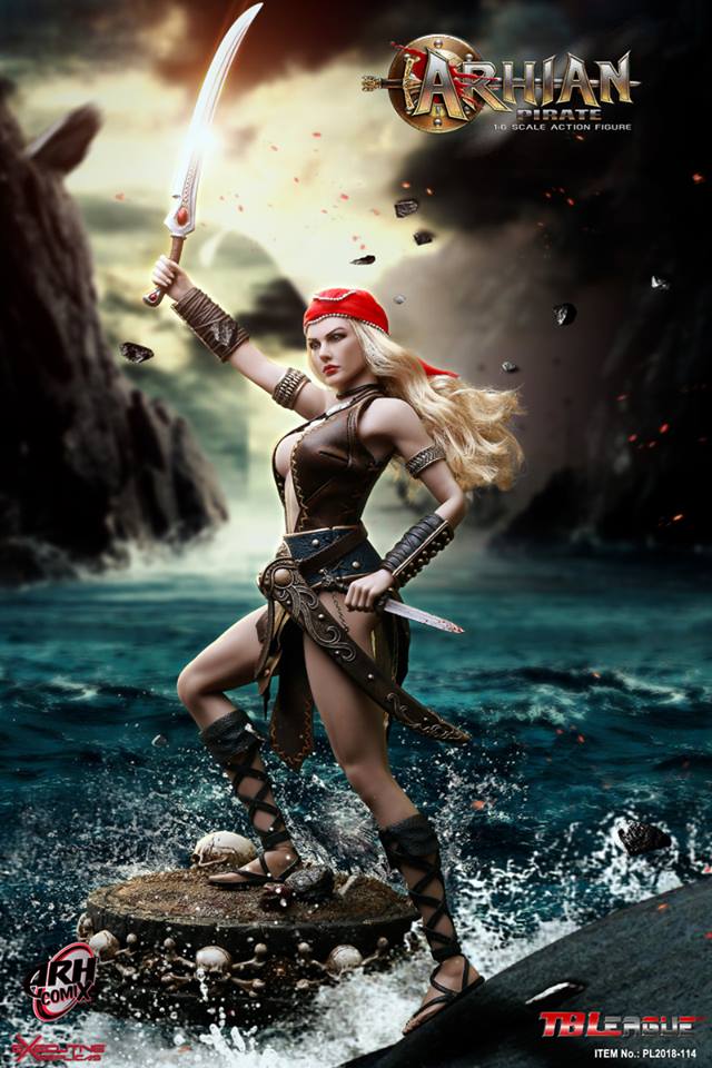 Toyhaven Check Out Tbleague Phicen 1 6th Scale Arhian Pirate 12 Inch