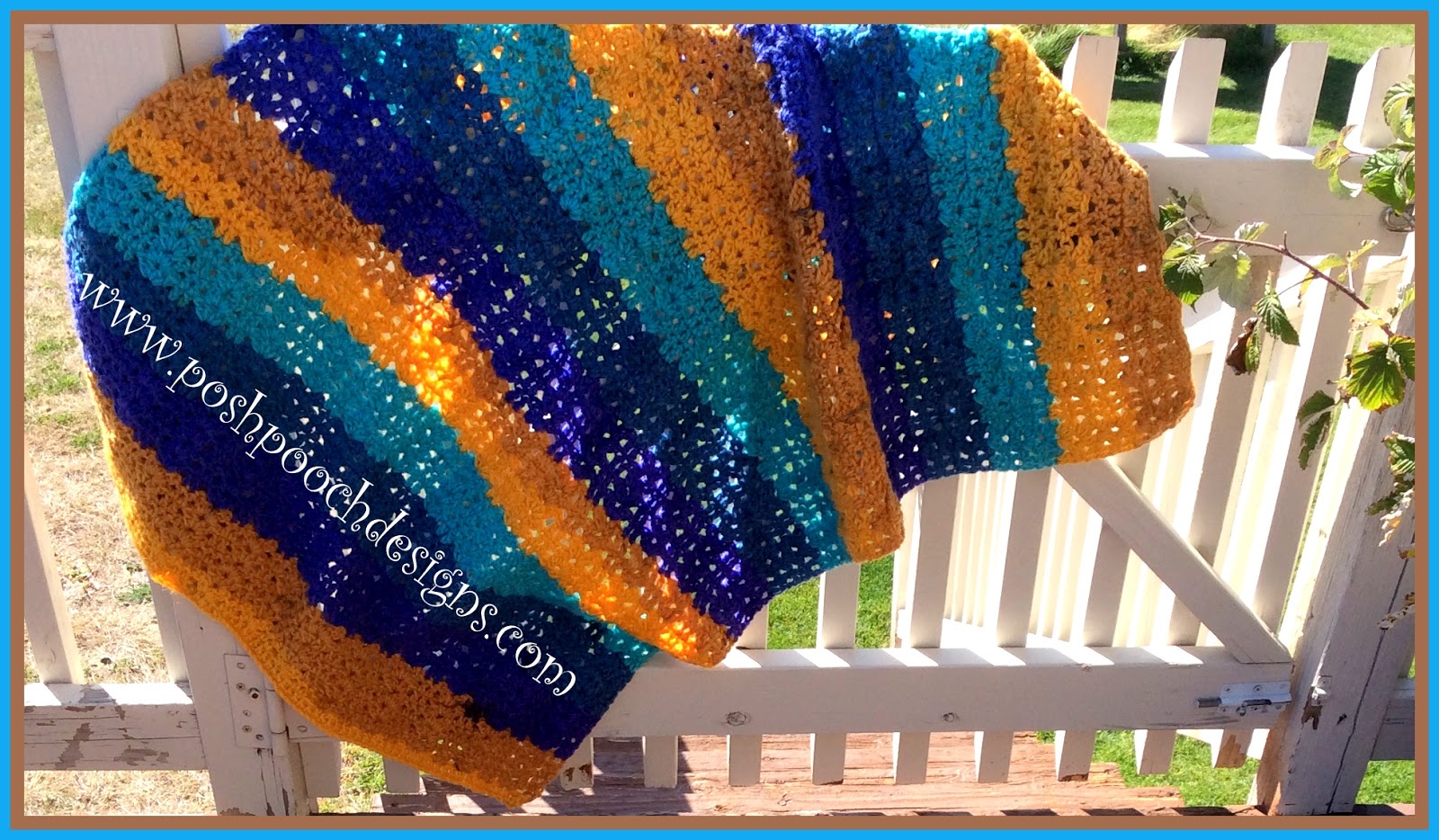 Posh Pooch Designs : Warm Shells Throw Crochet Pattern | Posh Pooch Designs