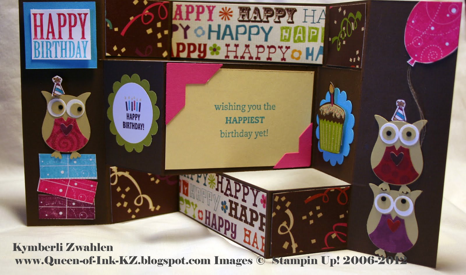 Queen of Ink: Tri-Fold Shutter Card Tutorial