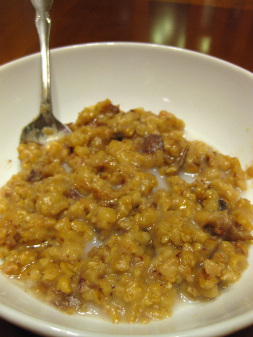 Oishikatta 美味しかった: Barley, Oat Groat & Millet Porrigde (slow cooker)
