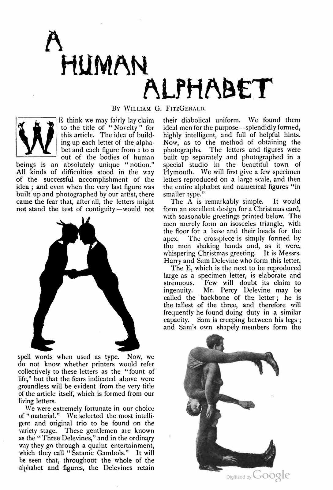 Tenth Letter of the Alphabet: Alphabets: A Human Alphabet