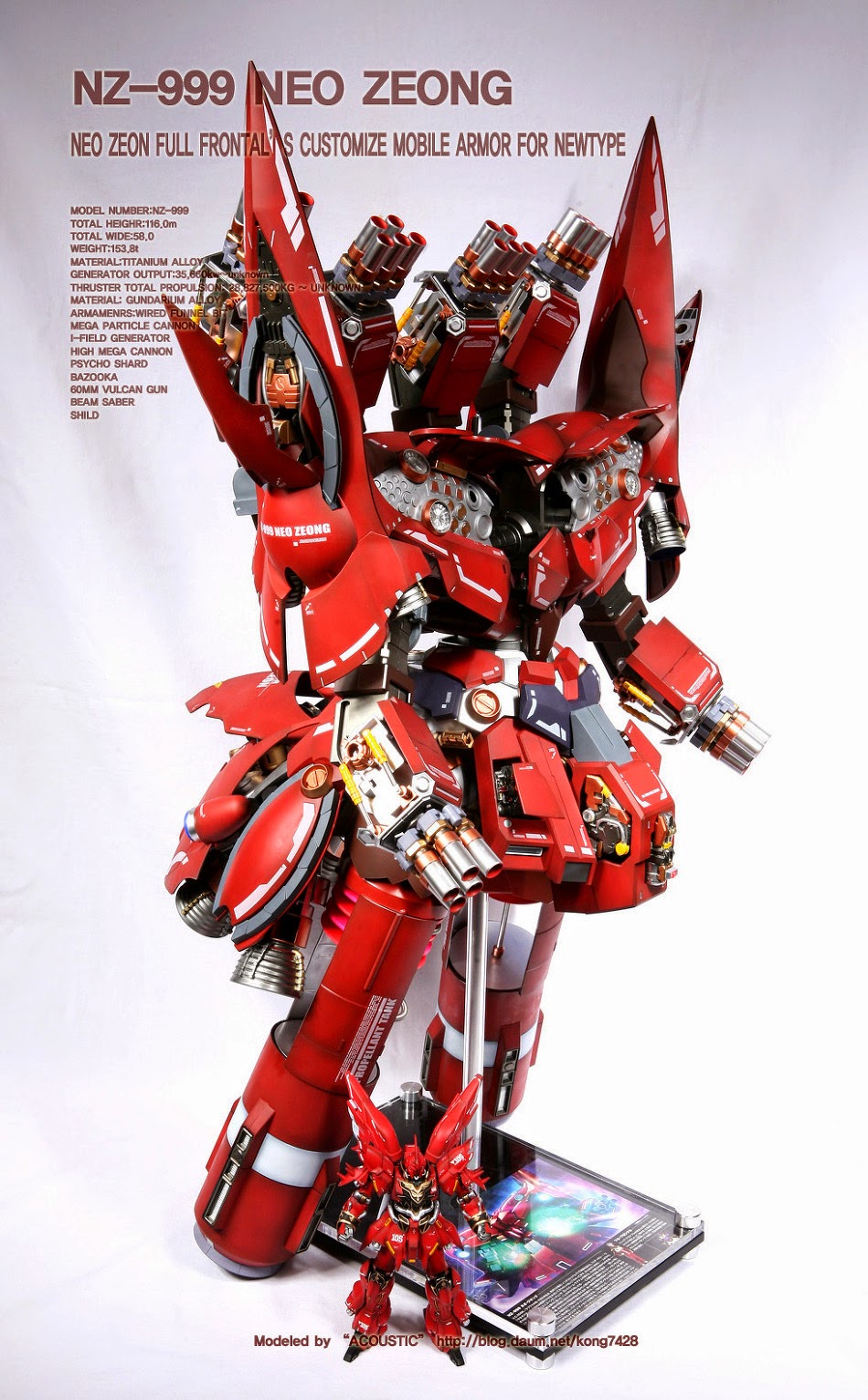 Custom Build: HGUC 1/144 NZ-999 Neo Zeong "Open Hatch Presentation"