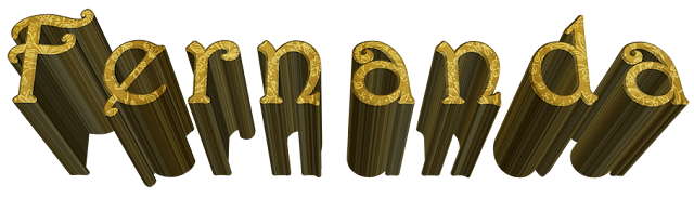 NOMBRES EN 3D: Fernanda en 3D