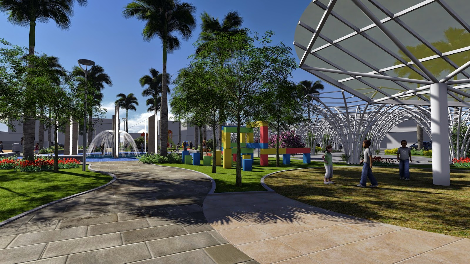 José Pincay Molestina (3D y animación): Diseño de un parque