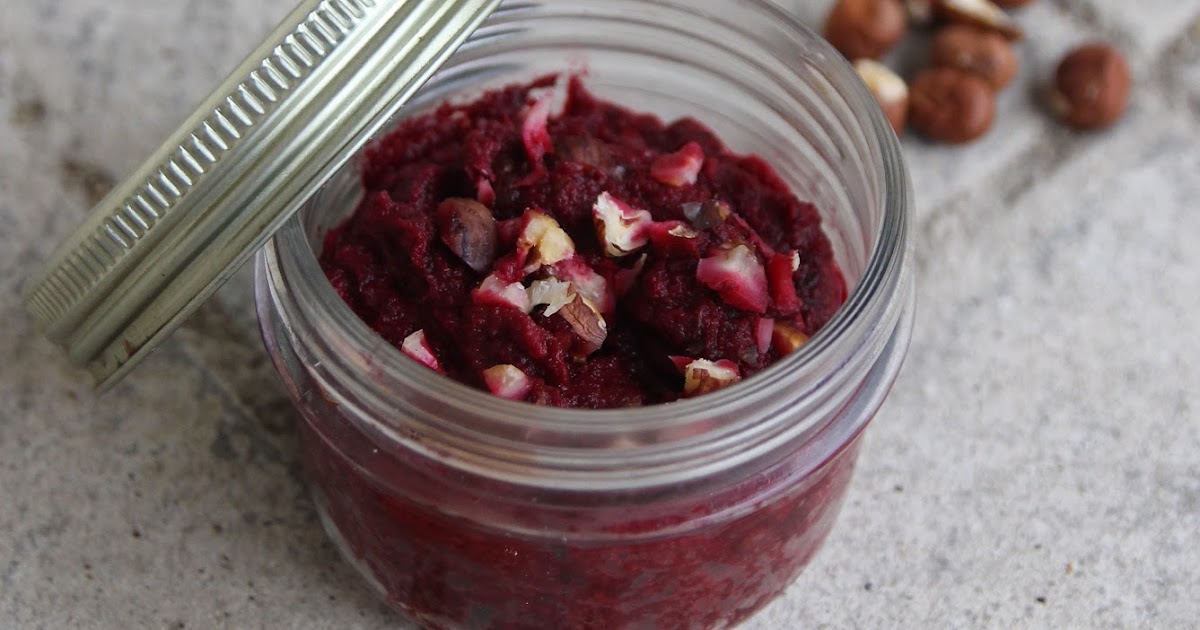Cuillère et saladier: Tartinade de betteraves aux noisettes