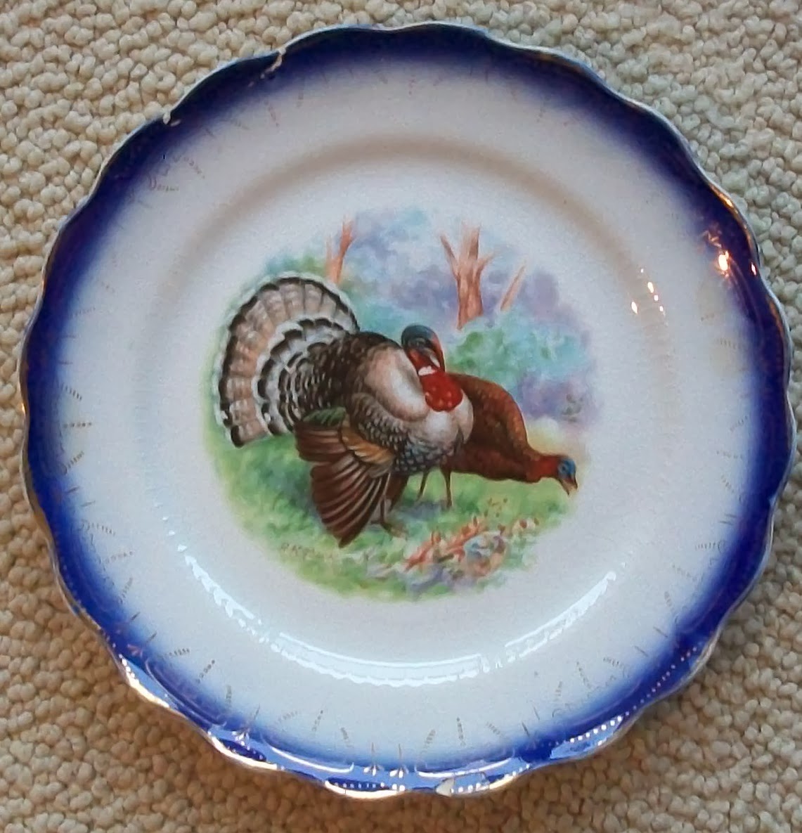 Gone To The Beach: Turkey Plates Plates of Turkey - Happy Thanksgiving ...