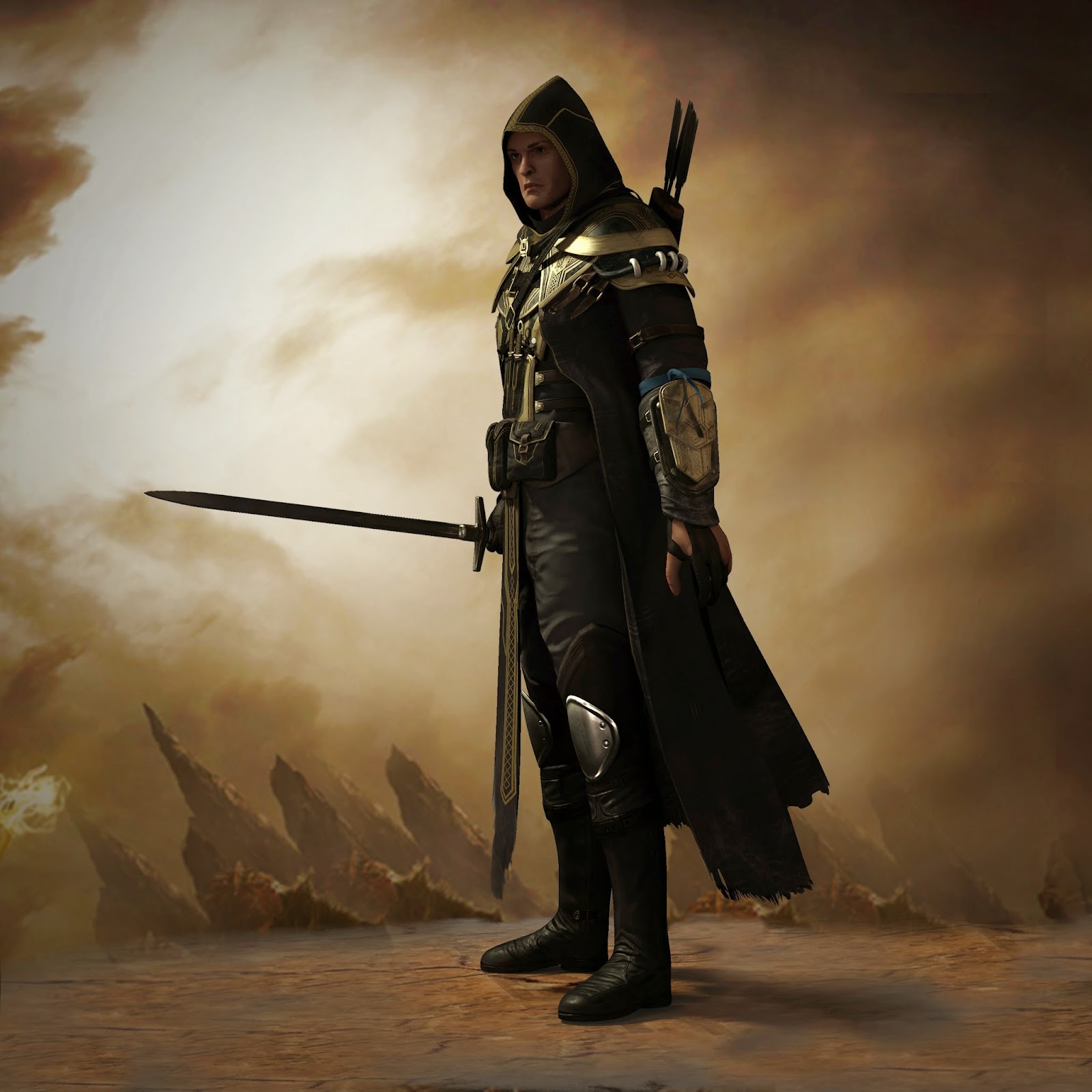 Siddesh Tamse: The Elder Scrolls Breton Knight 3D model