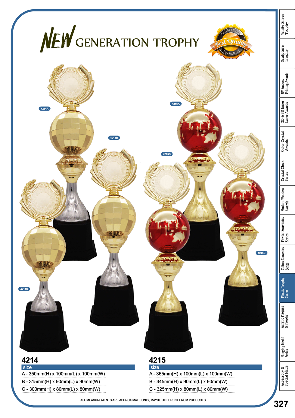 PLASTIC TROPHY | Trophy Supplier | Trophy Malaysia | Plaque Malaysia ...