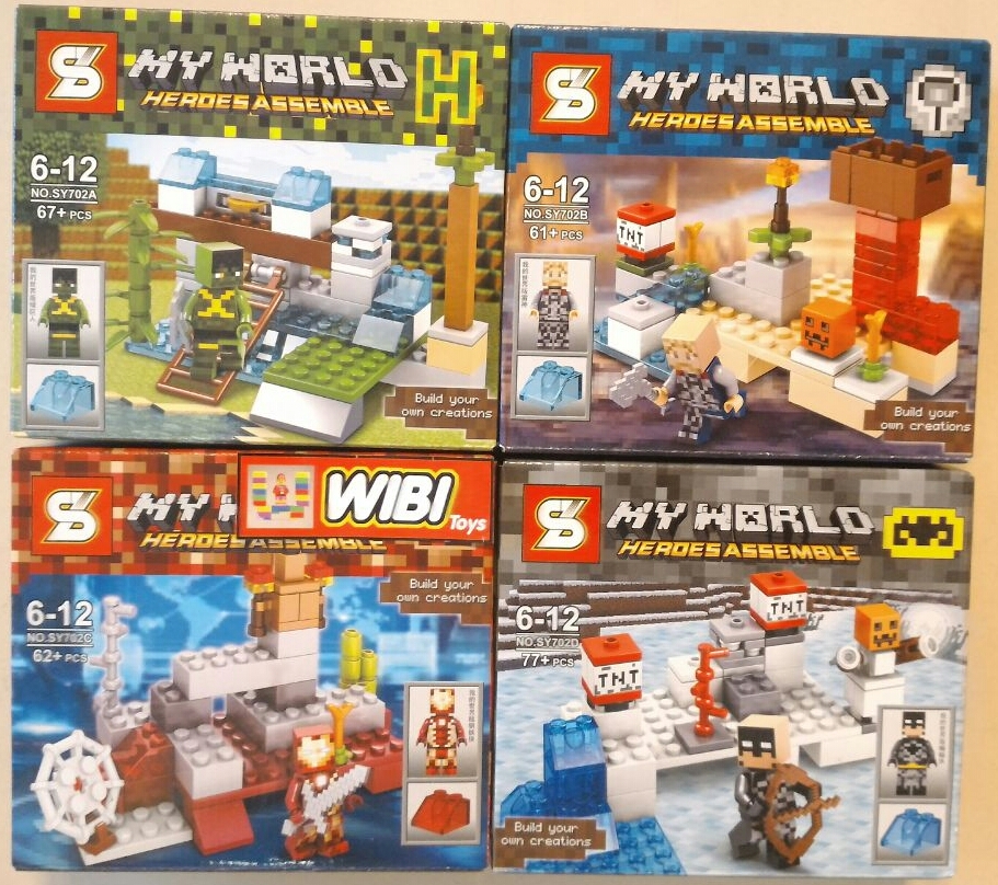 mainan lego, lego kw murah, banyak macam, jakarta : SY702 Minecraft My ...