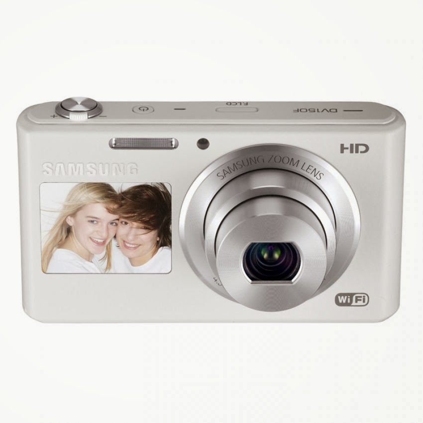 (IMPORT) Samsung DV150F Dual-View Smart Camera White