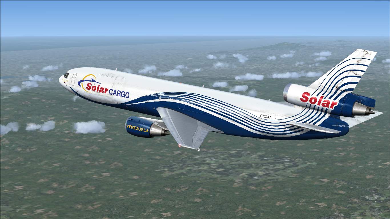 Texturas Brasileiras: Solar Cargo YV524T McDonnell-Douglas DC-10-30F