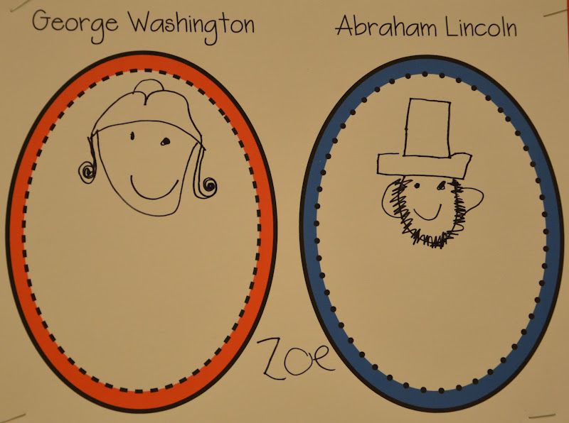 A Place Called Kindergarten: George and Abe Drawings