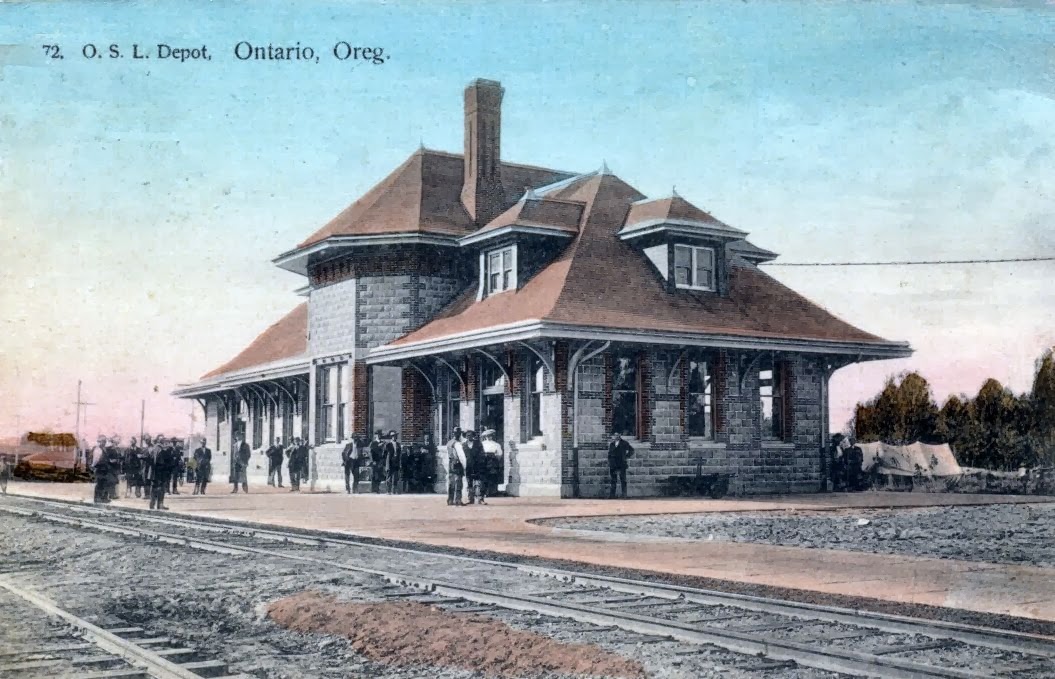 transpress nz: Ontario, Oregon, train station