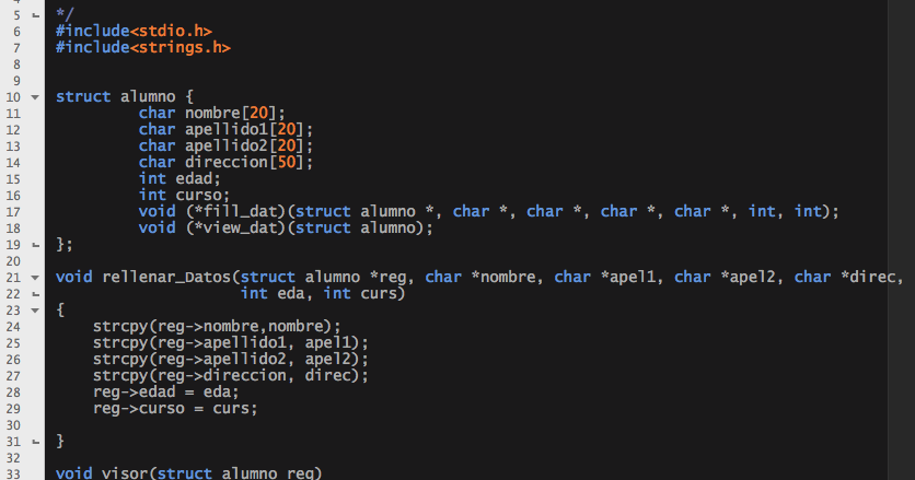 Aprende Lenguaje C: Estructuras