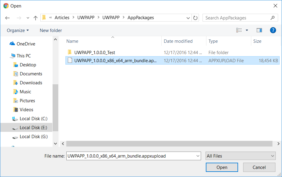 After that, we will get confirmation message that shows our package has been uploaded ...