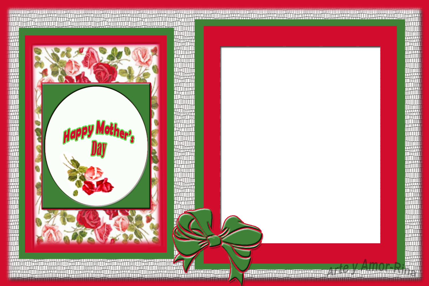 Arte y amor: Un marco para fotos para el Día de las Madres