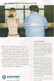 LIPITOR: Pharmaceutical Printed Promotional Materials(Advertisements ...